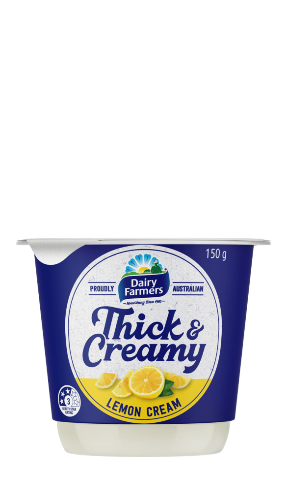 Thick & Creamy Lemon Cream Yoghurt | Dairy Farmers Thick & Creamy Lemon Cream Yoghurt | Dairy Farmers